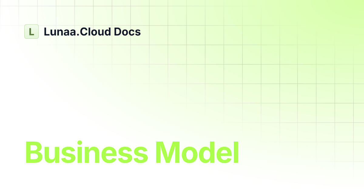 Business Model | Lunaa.Cloud Docs
